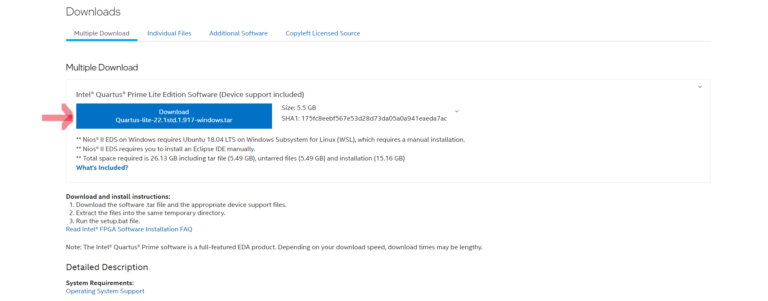 Intel FPGA 開発ソフト Quartus Prime インストール方法（無料版 ライト・エディション） - kotoha sensorium